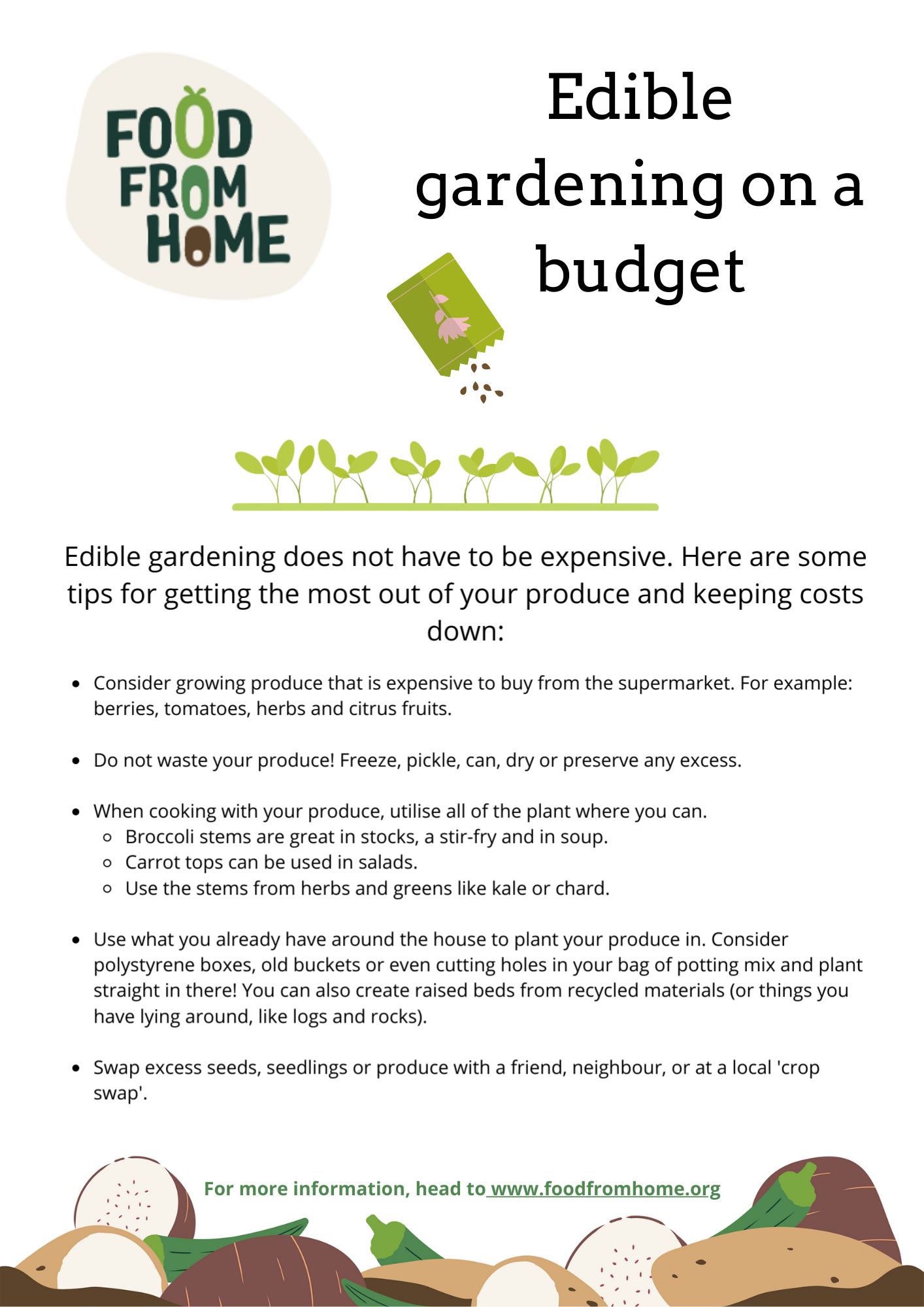Edible Gardening for Beginners – Food from Home